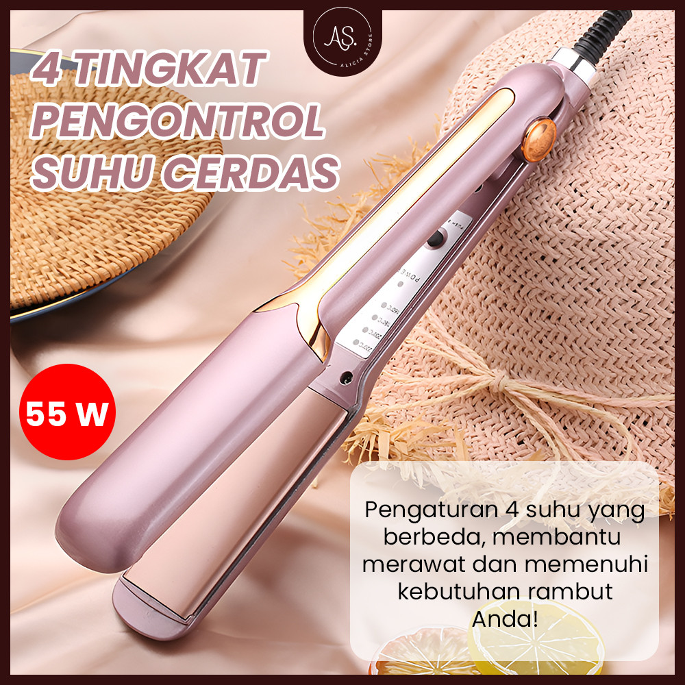 Jual AS Catokan Pelurus Rambut Hair Straightener Temperatur Suhu Blow ...