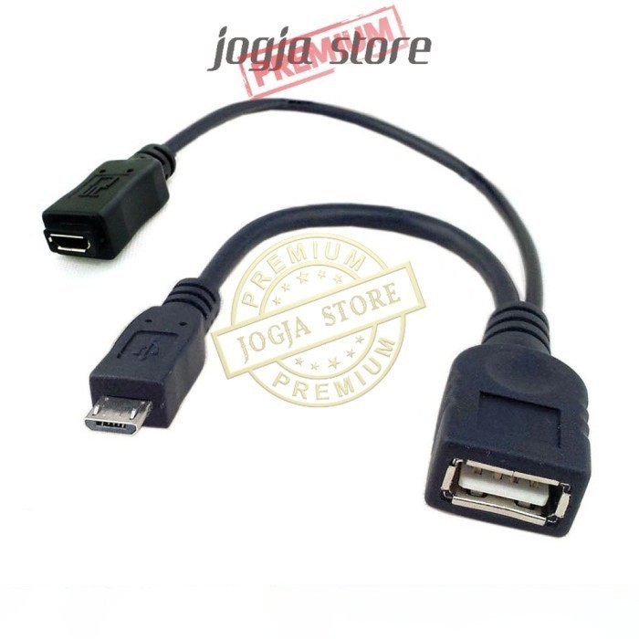 Jual Kabel OTG Micro USB to USB Female and Micro USB Female | Shopee ...