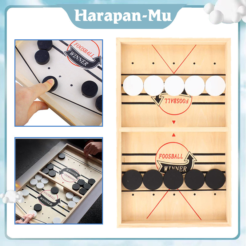 Jual SS98JS Sling Puck Game Slingpuck Winner Board Game Foosball Winner ...