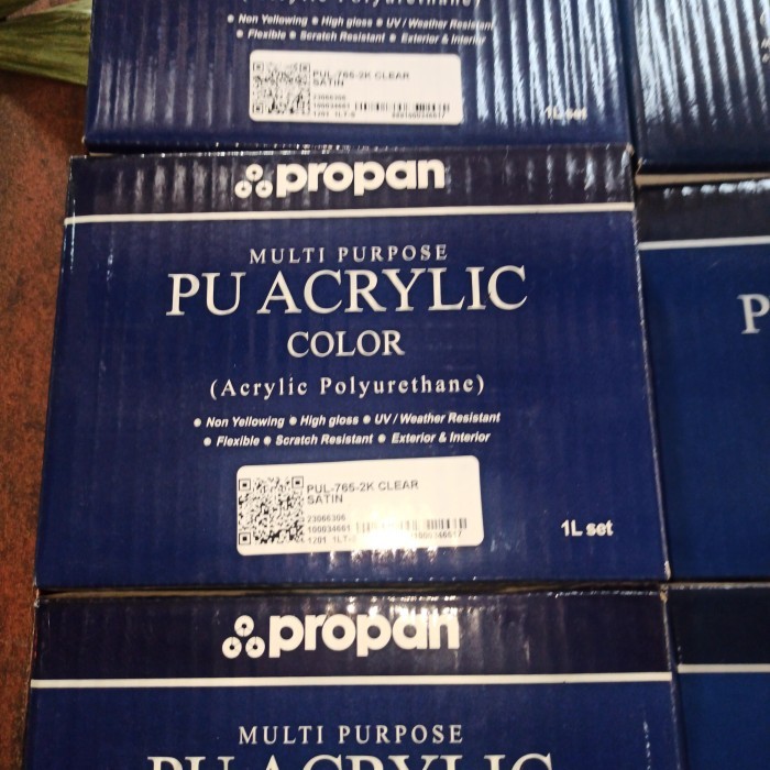 Jual propan PU ACRYLIC clear gloss, doff, satin kemasan 1 kilo | Shopee ...