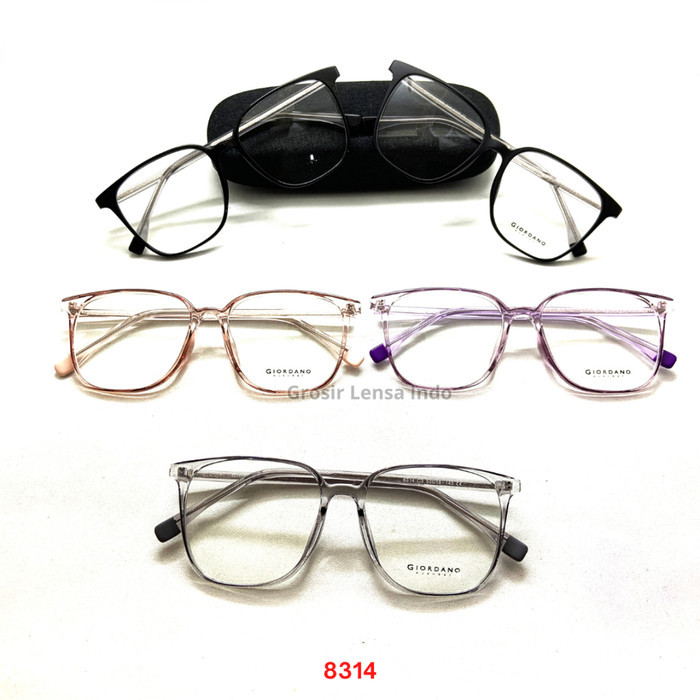Jual Frame Kacamata Pria / Wanita GRD 8314 Lebar Frame 139 Size 53 Bridge 18 Full Frame | Shopee ...