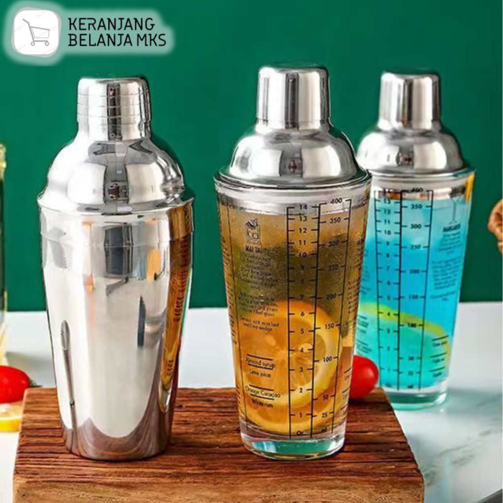 Jual Cocktail Shaker Japanese / Cocktail Shaker Mixer Bartender Boston ...