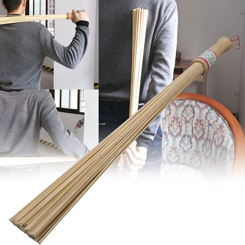 Jual Natural Bamboo Body Massage Tools Fitness Pat Health Care Stick ...