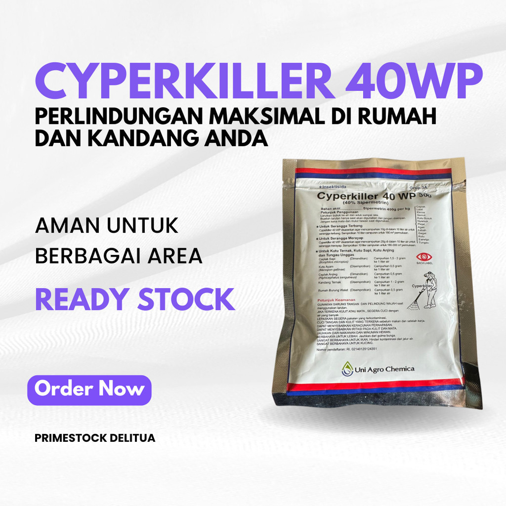 Jual Cyperkiller 40WP: Insektisida Andalan untuk Perlindungan Maksimal ...