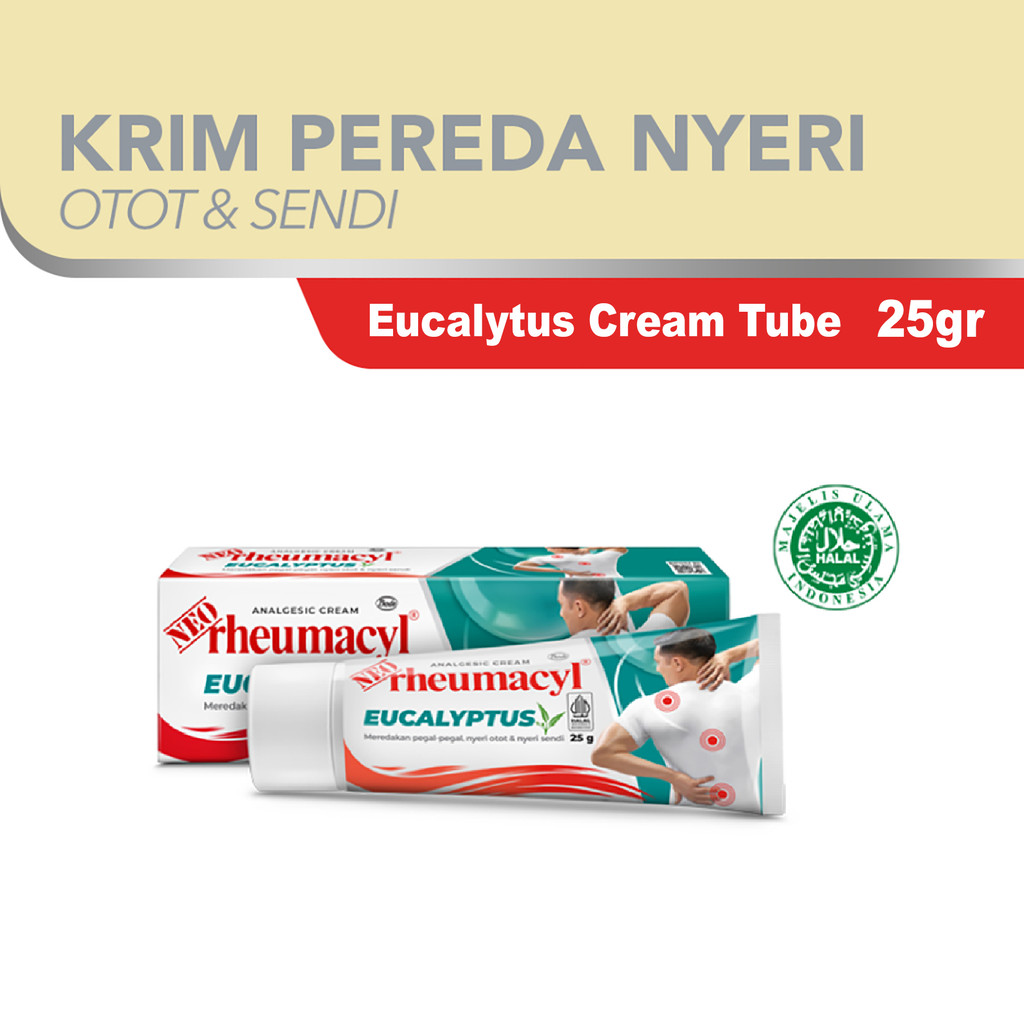 Jual Neo Rheumacyl Cream Eucalyptus 25g Meredakan Nyeri Otot Sendi ...