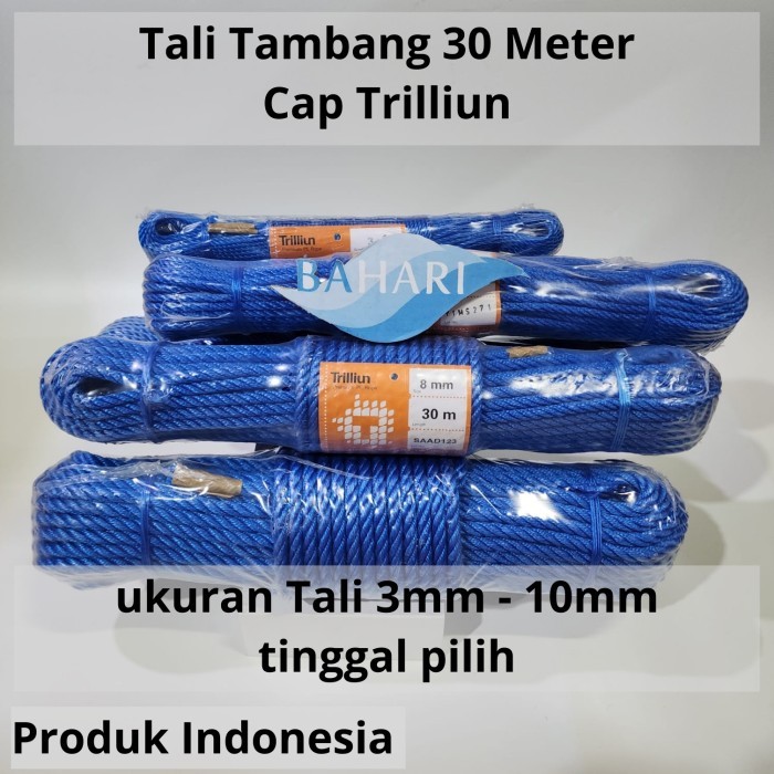 Jual Tali Tampar Hank Trilliun Panjang 30Meter (PE 3mm, 4mm, 5mm, 6mm ...
