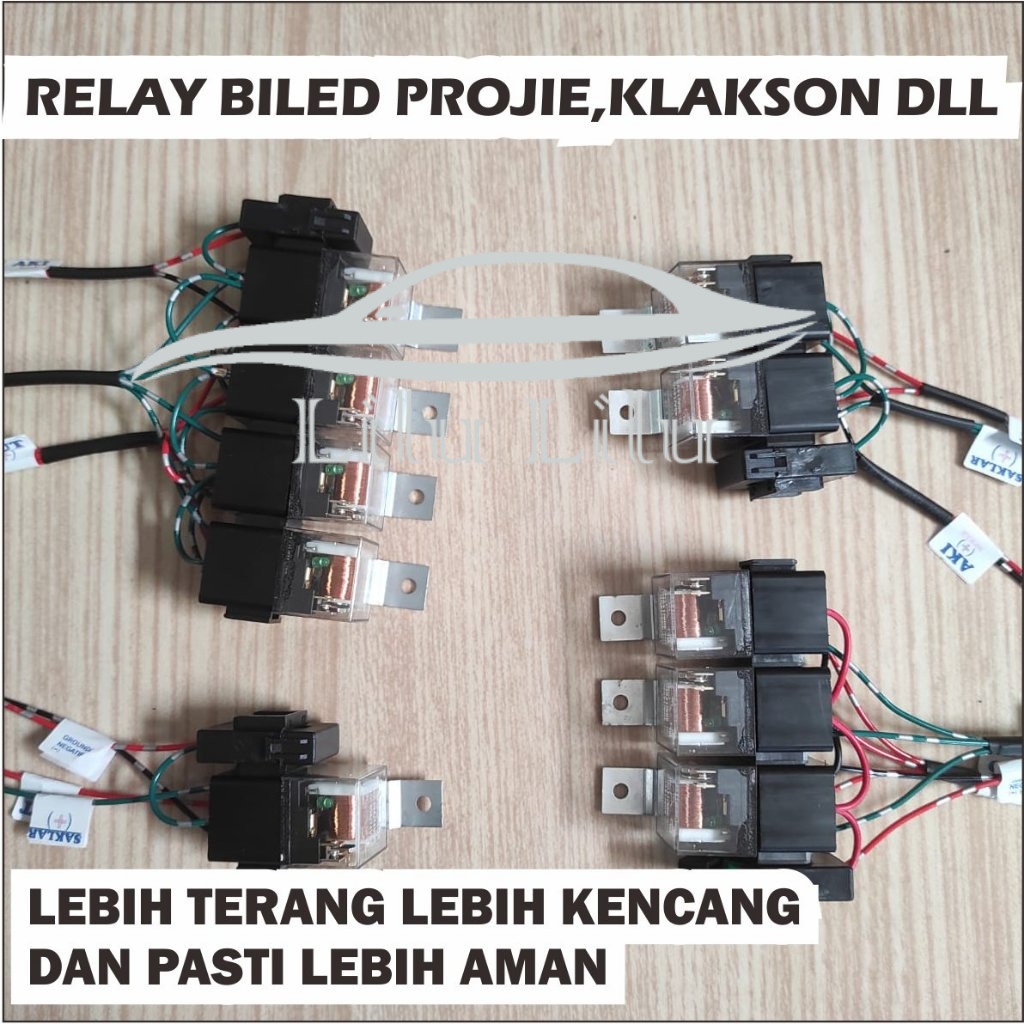 Jual Relay Klakson dan Lampu Tembak Biled Projie Klakson Relay 4 Kaki ...