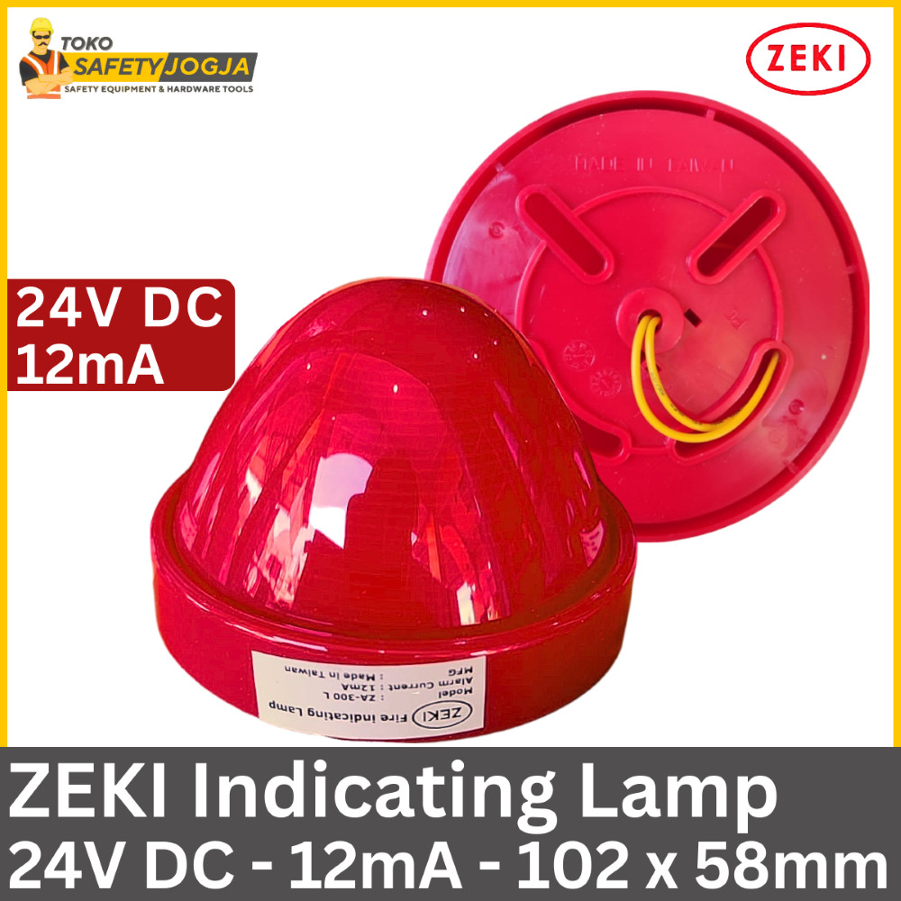 Jual ZEKI Fire Alarm Indicator / Fire Indicating Lamp ZEKI ZA-300L 24V ...