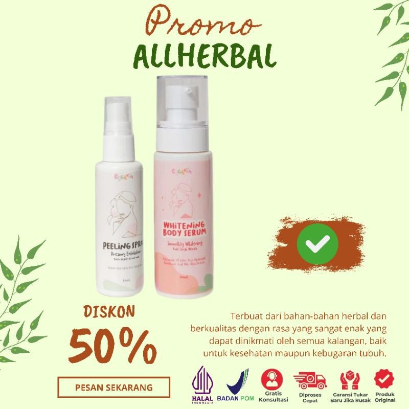 Jual Esaskin - Peeling Spray Dan Body Serum Ampuh Memutihkan Kulit ...