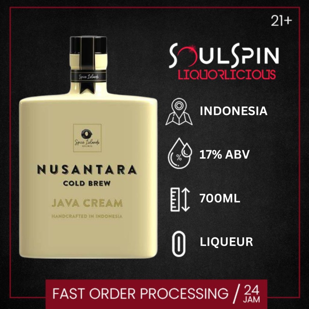 Jual Nusantara Cold Brew Coffee Java Cream Liqueur 700ml | Shopee Indonesia