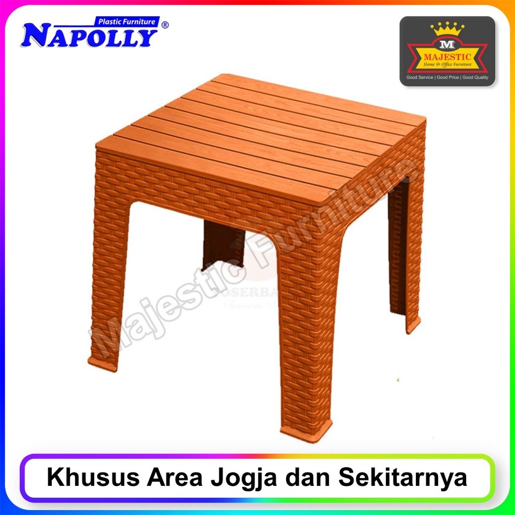 Jual Meja Plastik Napolly MRS Mapan 45 (Jogja) | Shopee Indonesia