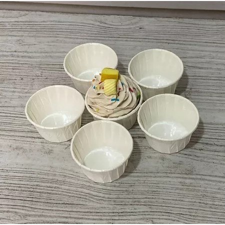 Jual Papper Cup Kertas CupCake Muffin Putih Polos / Harga Satuan ...