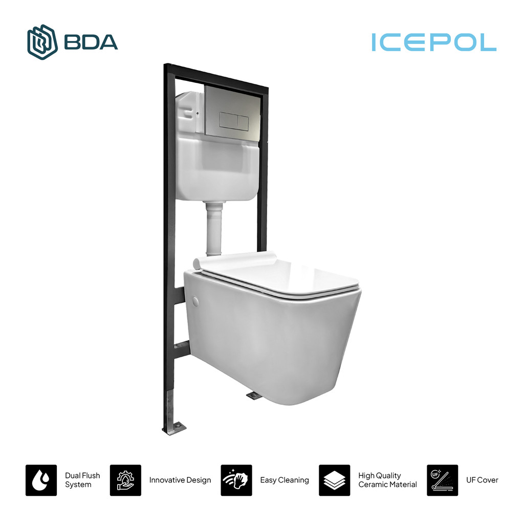 Jual Icepol Closet Wall Hung Closet Wall Hang Closet Duduk Gantung ...