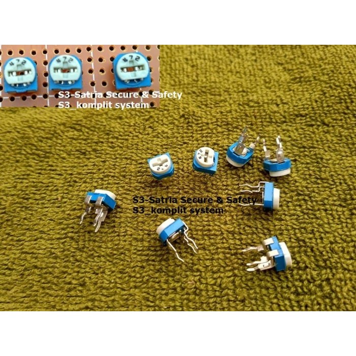 Jual VR 4K7 Trimpot Biru Tuning Variable Resistor Trimmer Potensimeter ...