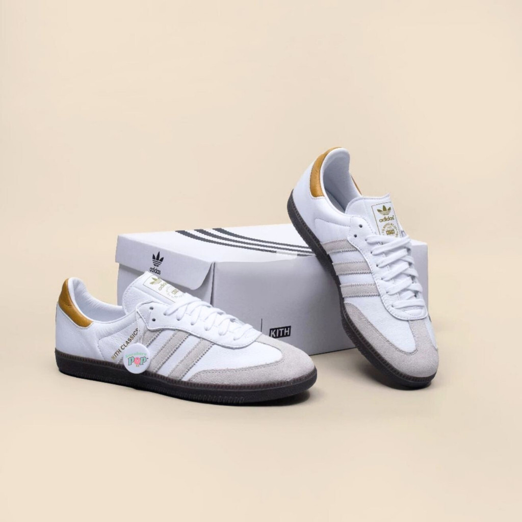 Jual Adidas Samba OG X Kith 'Classics Program - Mango Gold | Shopee ...