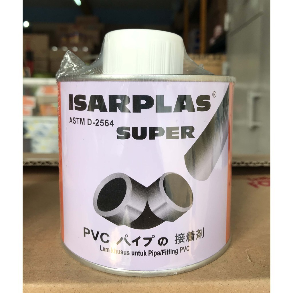 Jual Lem Pipa Isarplas Kuas Kaleng 400 gr | Shopee Indonesia