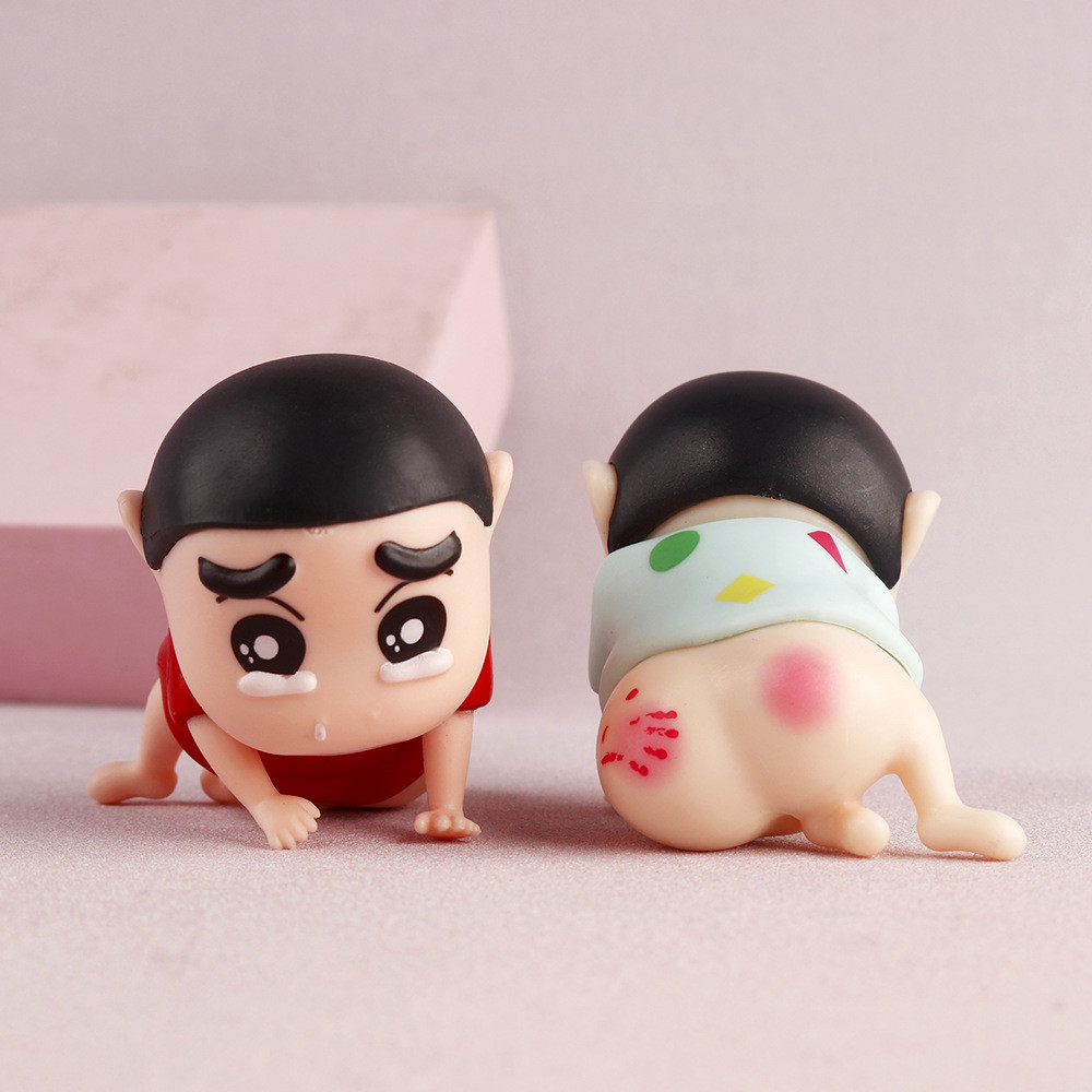 Jual Keluhan Crayon Shin-chan figur dipukuli dan menangis Shin-chan ...