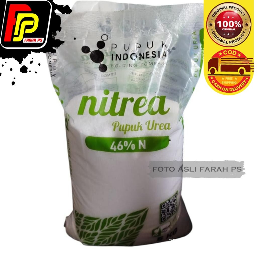 Jual PUPUK NITREA UREA 5 KG 46 %N - PUPUK UREA NITREA 46 % N 5 KG Hijau ...