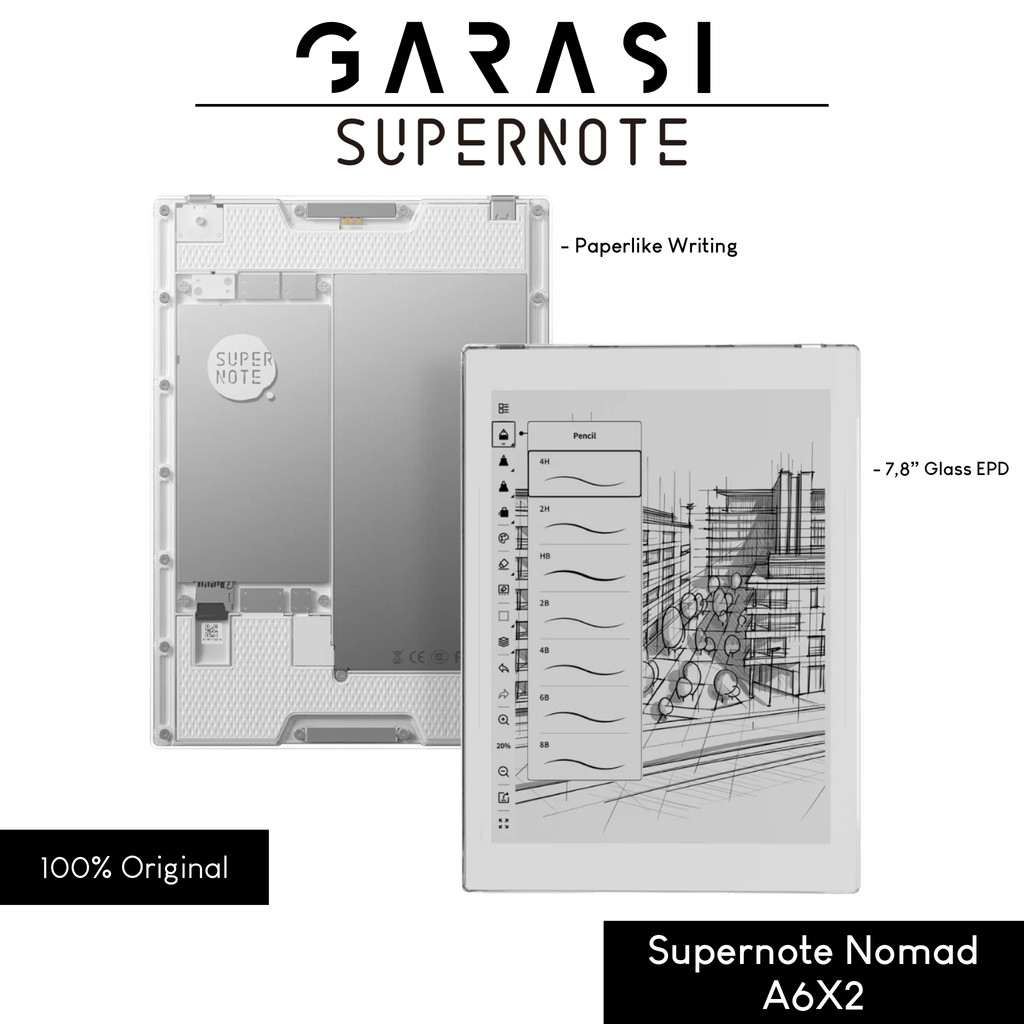 Jual Supernote Nomad A6X2 e Ink Note Taking Tablet | Shopee Indonesia