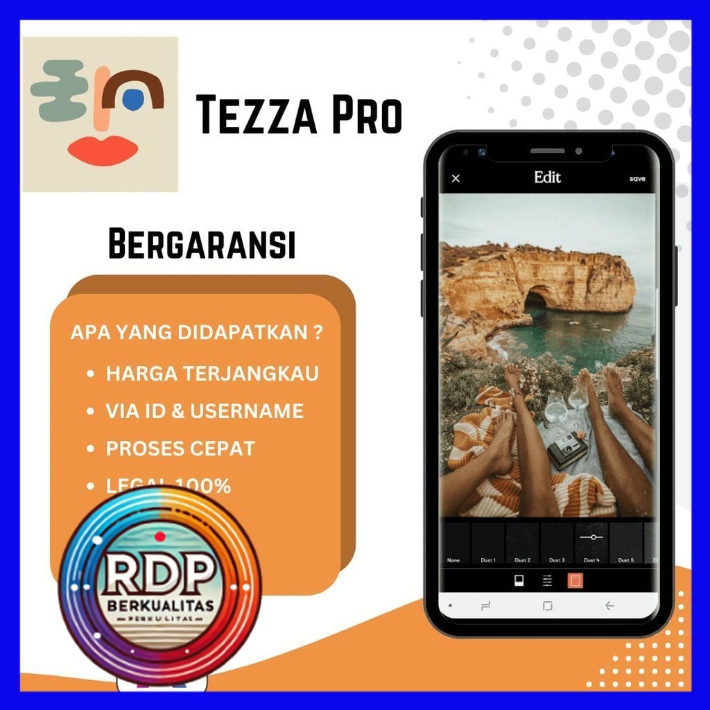 Jual Akun Tezza Pro Premium 1 Tahun Bergaransi - Editor Foto Fullpack Android Tanpa Iklan ...