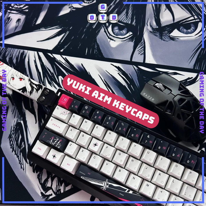 Jual Yuki Aim Keycaps Cherry Profile with Japanese Root PBT Dye Sub by ...