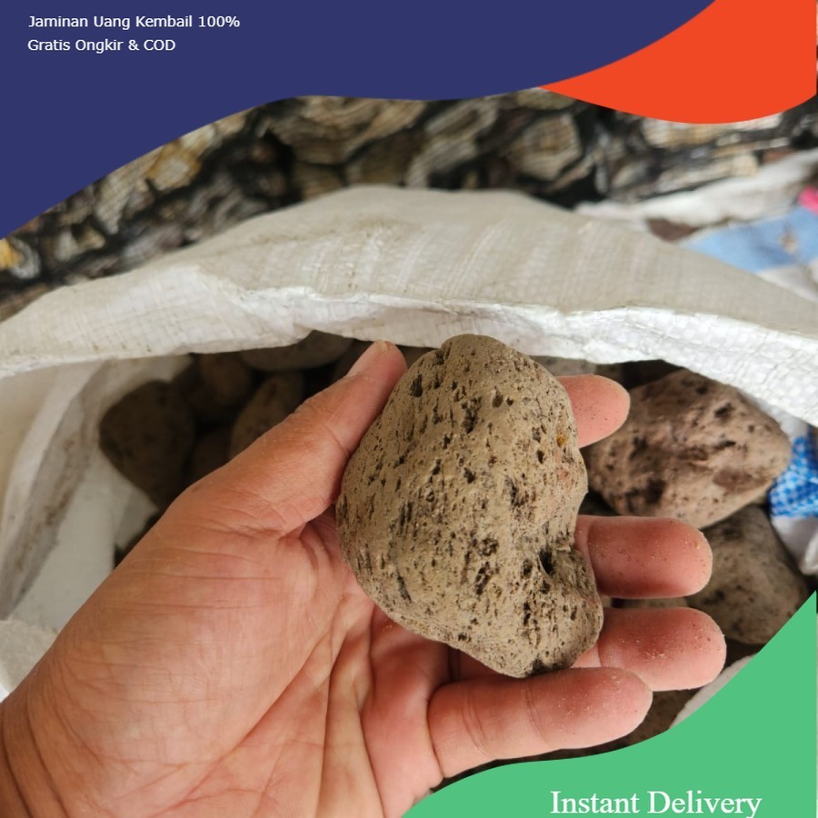 Jual Media Filter Batu Apung Pumice Stone Isi 1000 Gram 1KG | Shopee ...