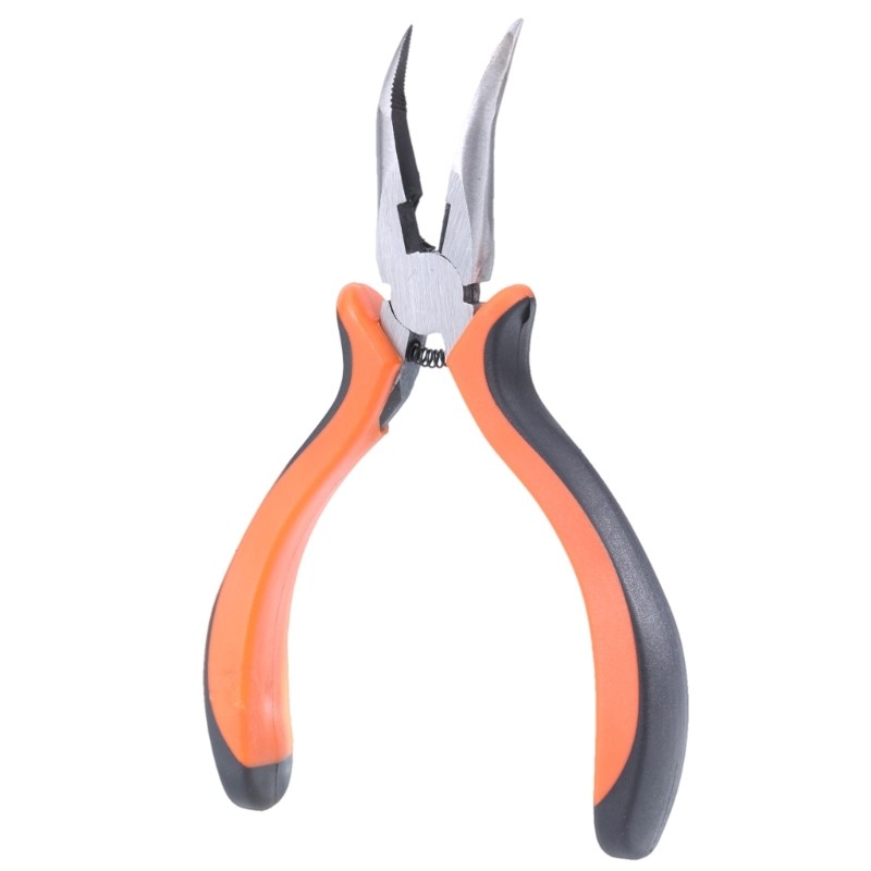 Jual 367D Handheld Chicken Bone Pliers with Curved Nose & Spring ...