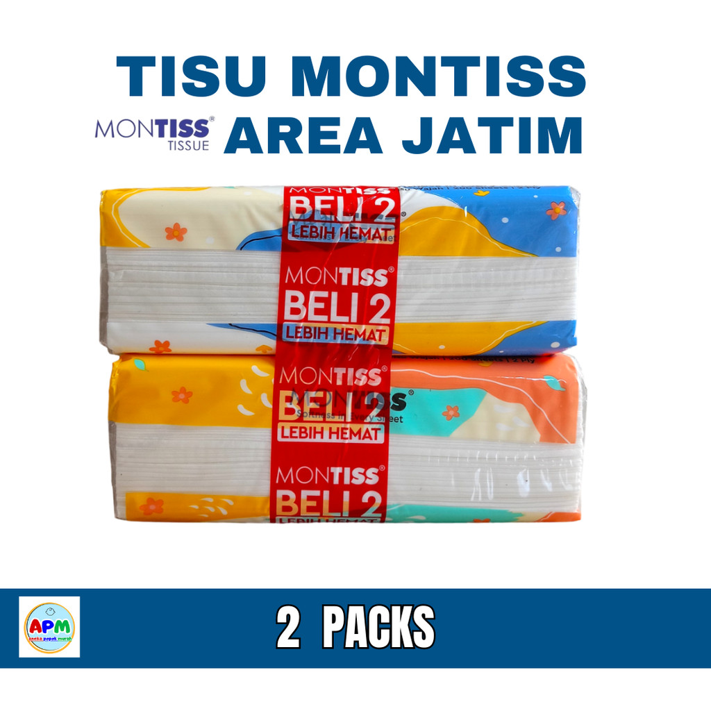 Jual PAKET 2 PACKS Montiss Softpack Tissue Softpack Tissue - Tisu Wajah ...