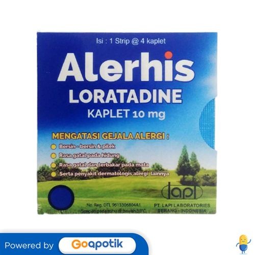 Jual Alerhis 10 Mg Strip 4 Kaplet | Shopee Indonesia