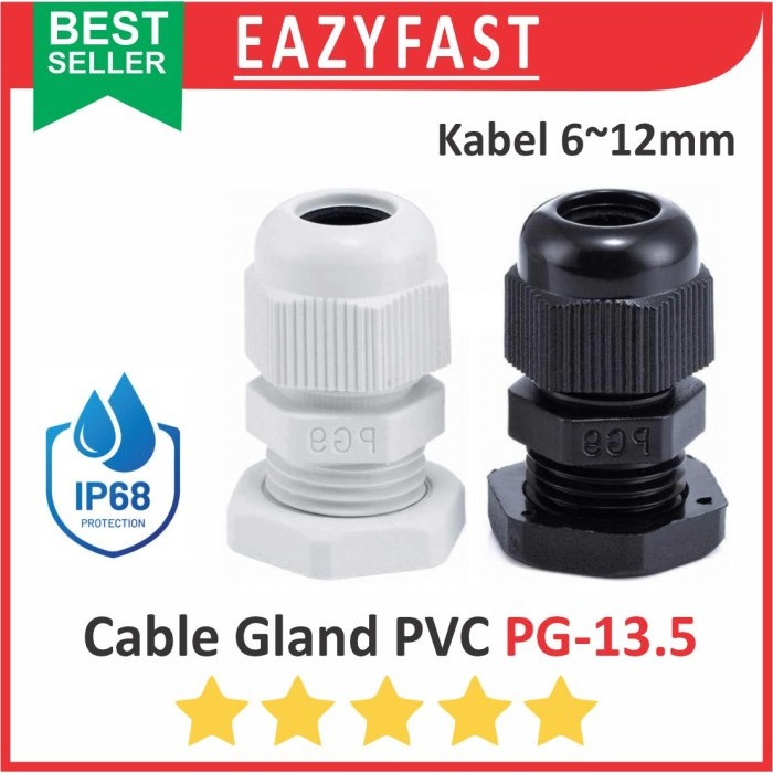 Jual Kabel Cable Gland PG13.5 PG 13.5 PVC Waterproof IP68 Water Proof ...