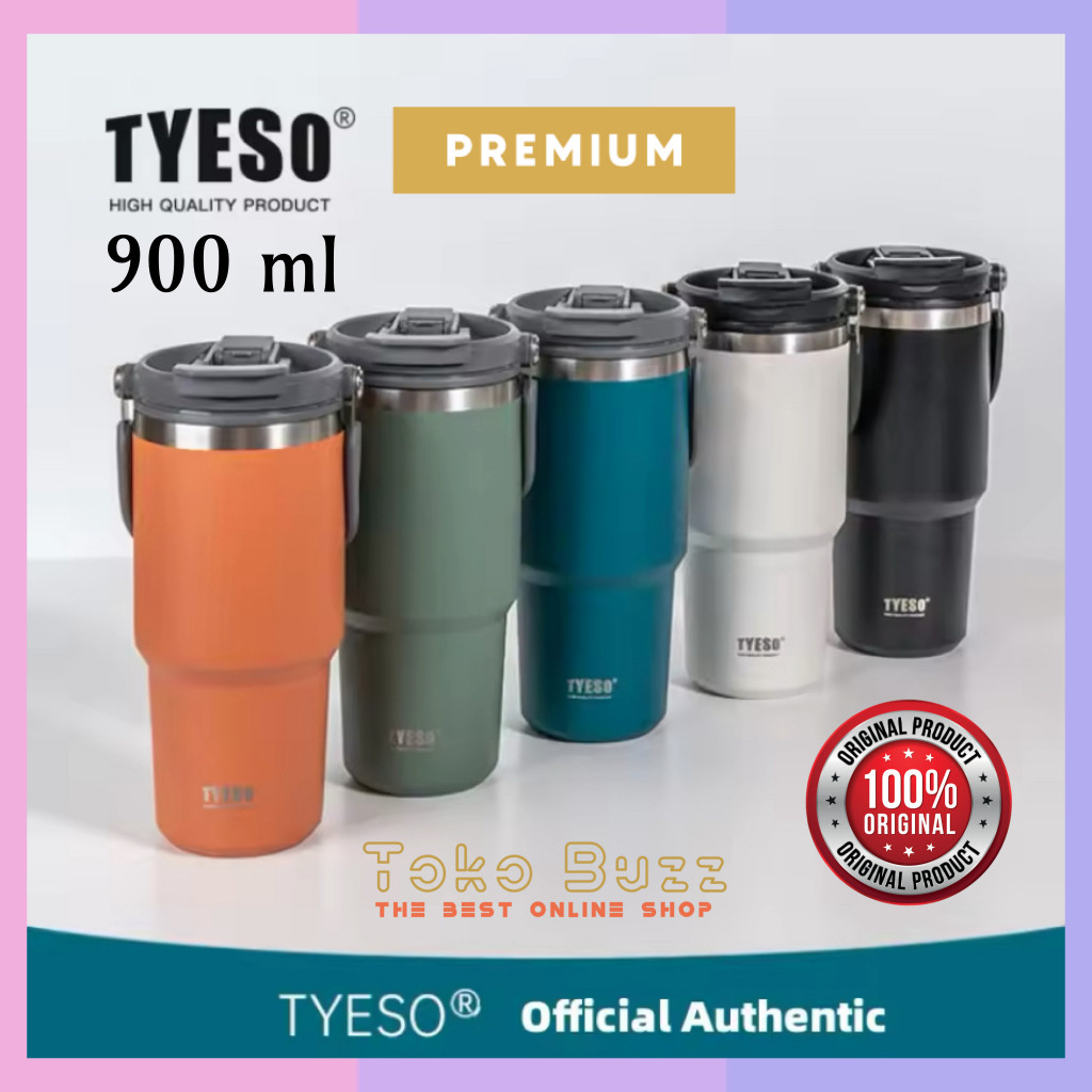 Jual TC64F TYESO TUMBLER Botol Minum Stainless Tahan Panas Dingin Air ...