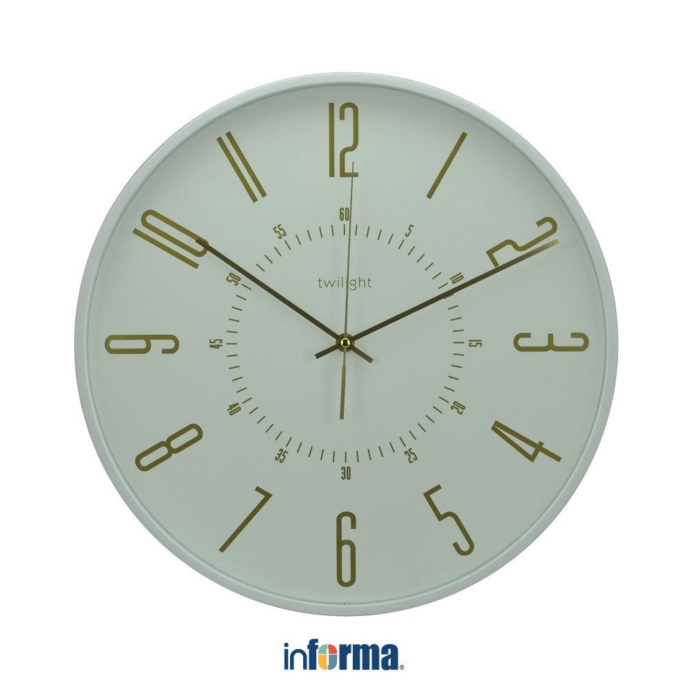 Jual Informa 40 cm Jam Dinding 6946 - Putih Wall Clock Jam Tembok ...