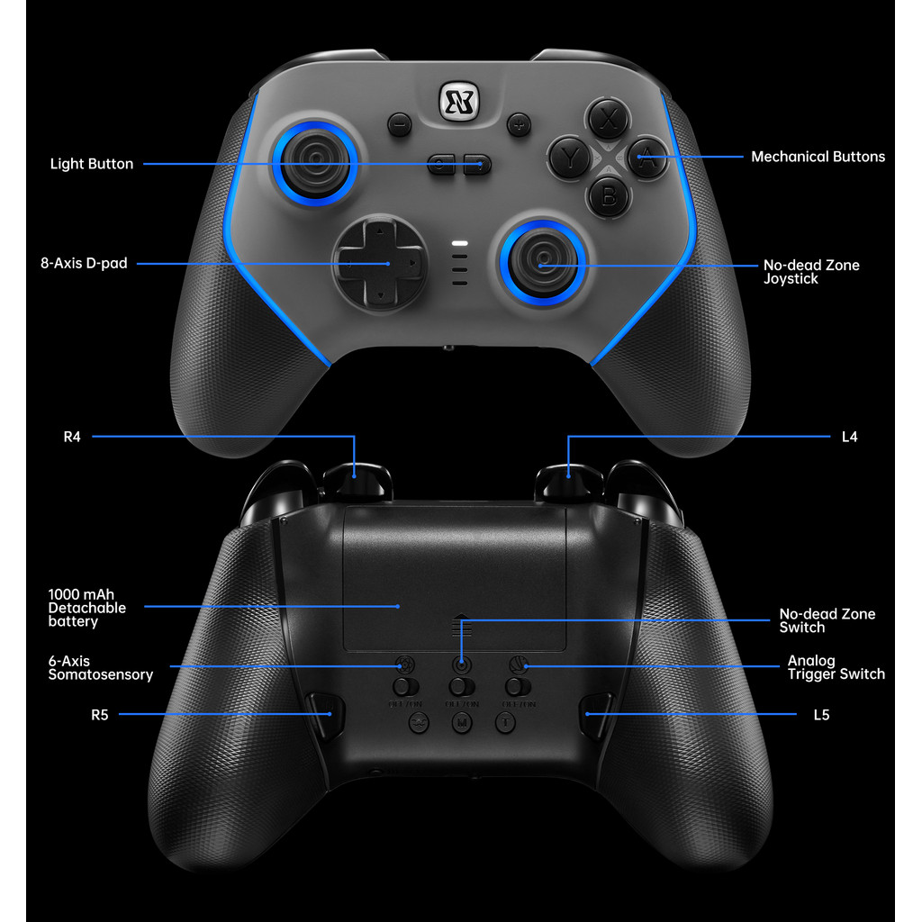 Jual BINBOK Ultra Pro Controller for Nintendo Switch/OLED/PC/iOS/macOS ...