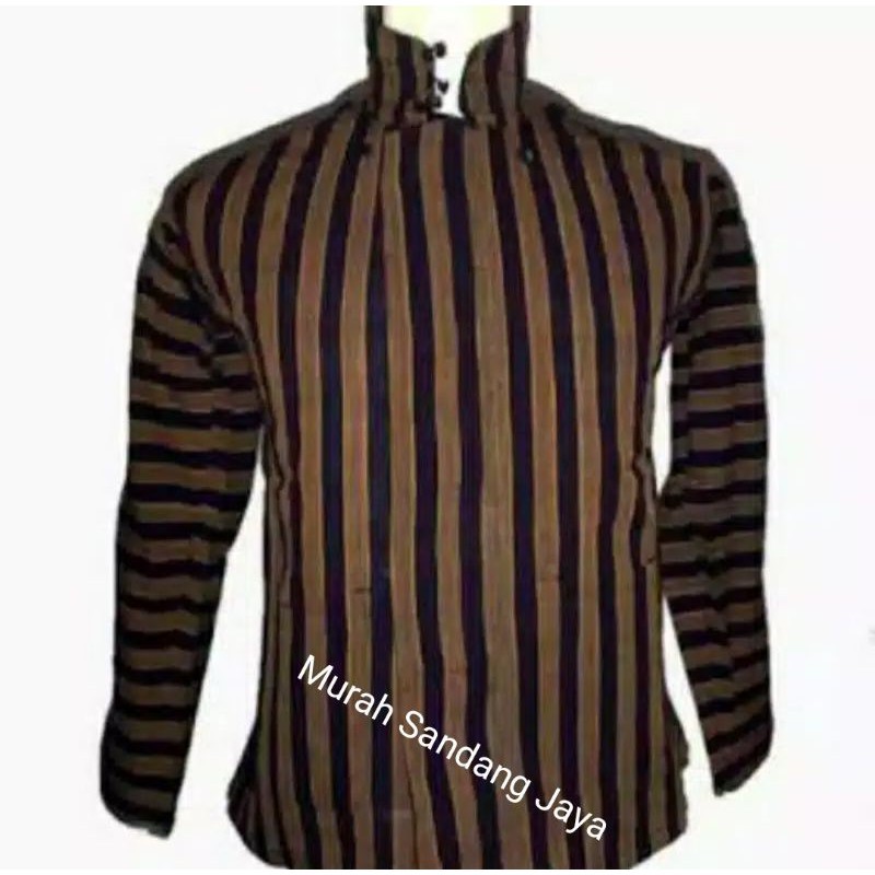 Jual Baju Adat Jawa Surjan ( Baju) Adat Jawa/Surjan lurik | Shopee Indonesia