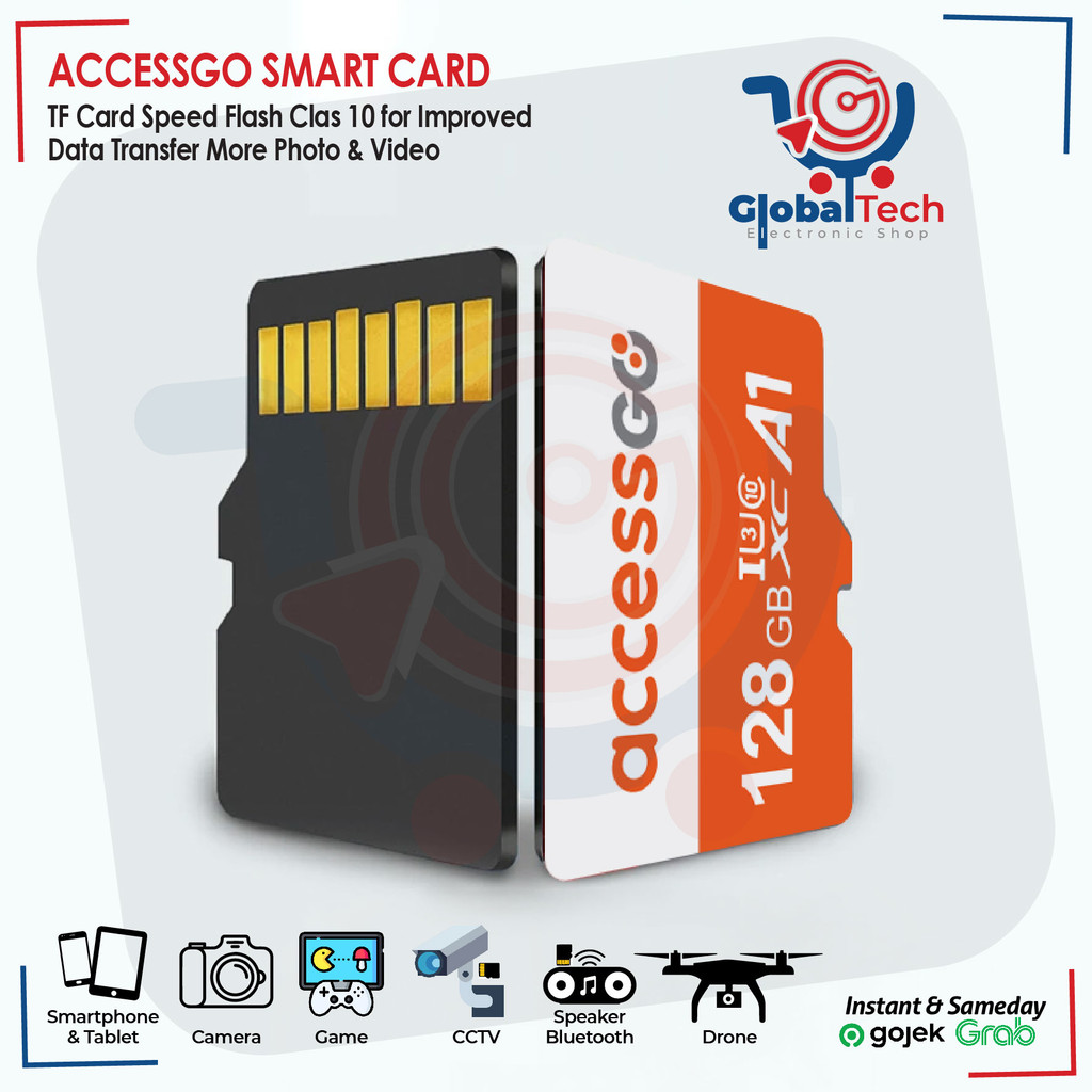 Jual Memory TF CARD Speed Flash Clas 10 ACCESSGO SMART CARD | Shopee ...