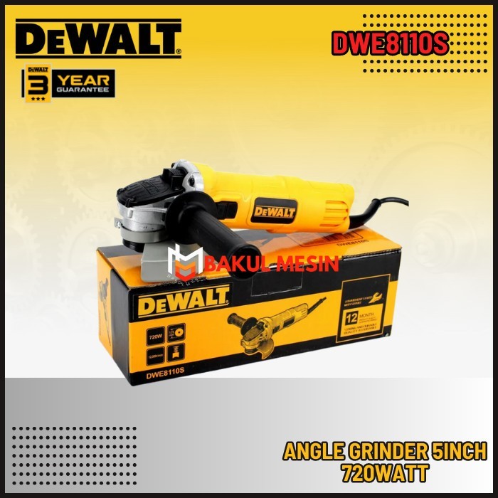 Jual DEWALT DWE8110S Angle Grinder Slide Switch 5" Gerinda 5 inch DWE8110 | Shopee Indonesia