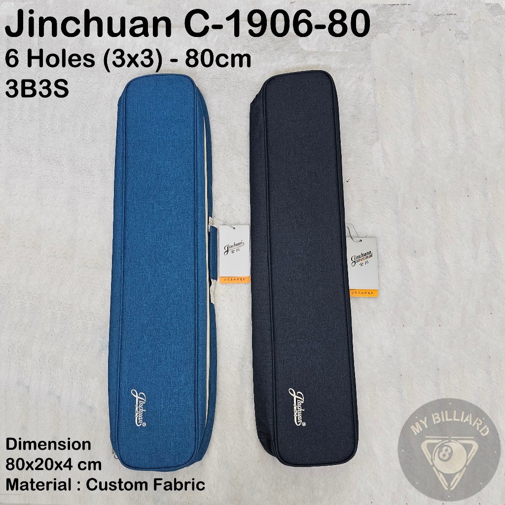 Jual JINCHUAN C-1906 3x3 Soft Cue Case 80cm - Tas Stick Billiard ...