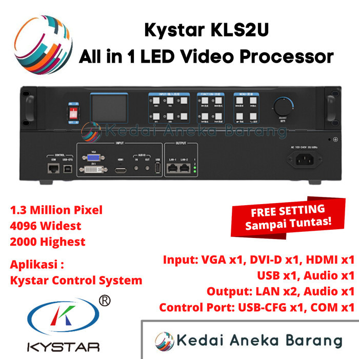Jual IM99 Kystar KLS2U LED Video Processor Videotron Controller Sending Card Box | Shopee Indonesia