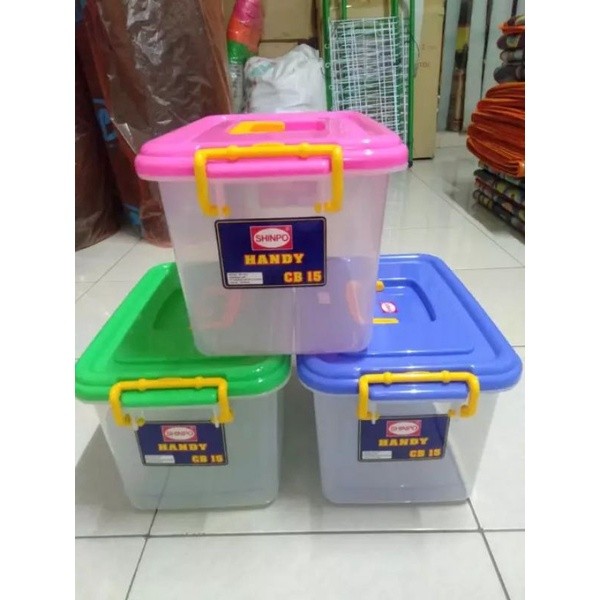 Jual SHINPO HANDY CB 15 CONTAINER BOX PENYIMPANAN 15 LITER PLASTIK ...