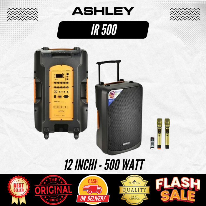 Jual Speaker Portable Ashley IR500 12Inchi | Shopee Indonesia