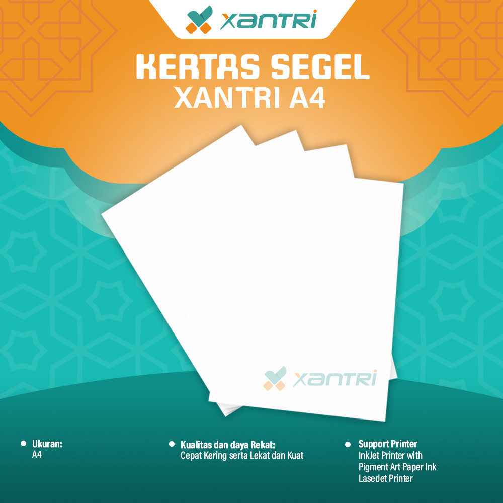 Jual Xantri - Kertas Stiker Segel Garansi A4 Pecah Telur Warranty Paper ...