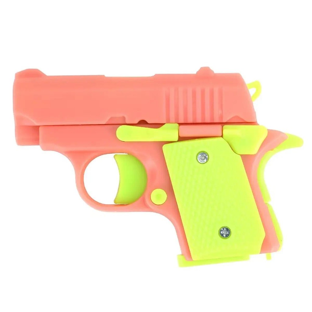 Jual 3D Printed Mini M1911 Model Toy Gun Decompression Gravity Carrot ...