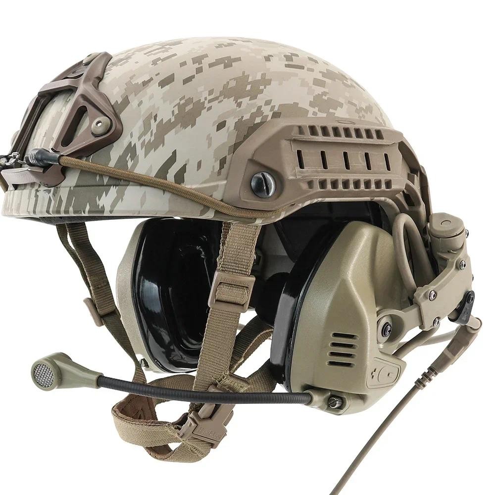 Jual Tactical Headset RAC Tactical Rail Connected Communication Headset ...