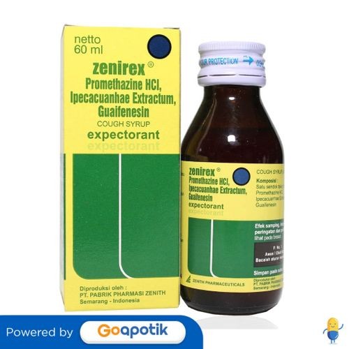 Jual Zenirex Expectoran Sirup 60 Ml | Shopee Indonesia