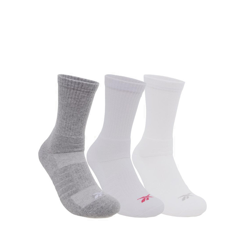 Jual Reebok 3P Brenda Crew Women's Socks - White/Melange | Shopee Indonesia