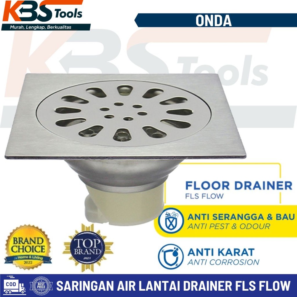 Jual Floor Drainer Saringan Pembuangan Air Lantai Got Kamar Mandi Anti ...