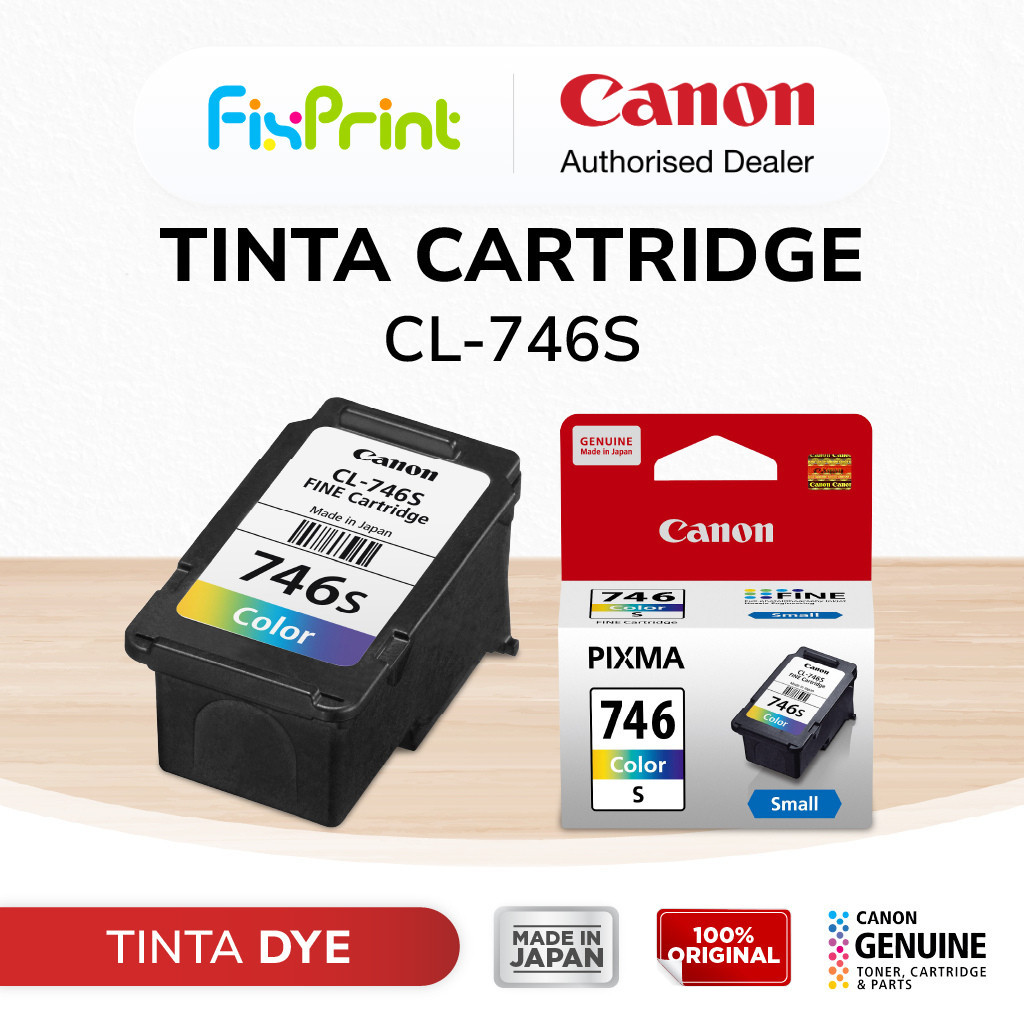 Jual FixPrint Cartridge Tinta Original Canon PG 745s Small Black PG745s ...