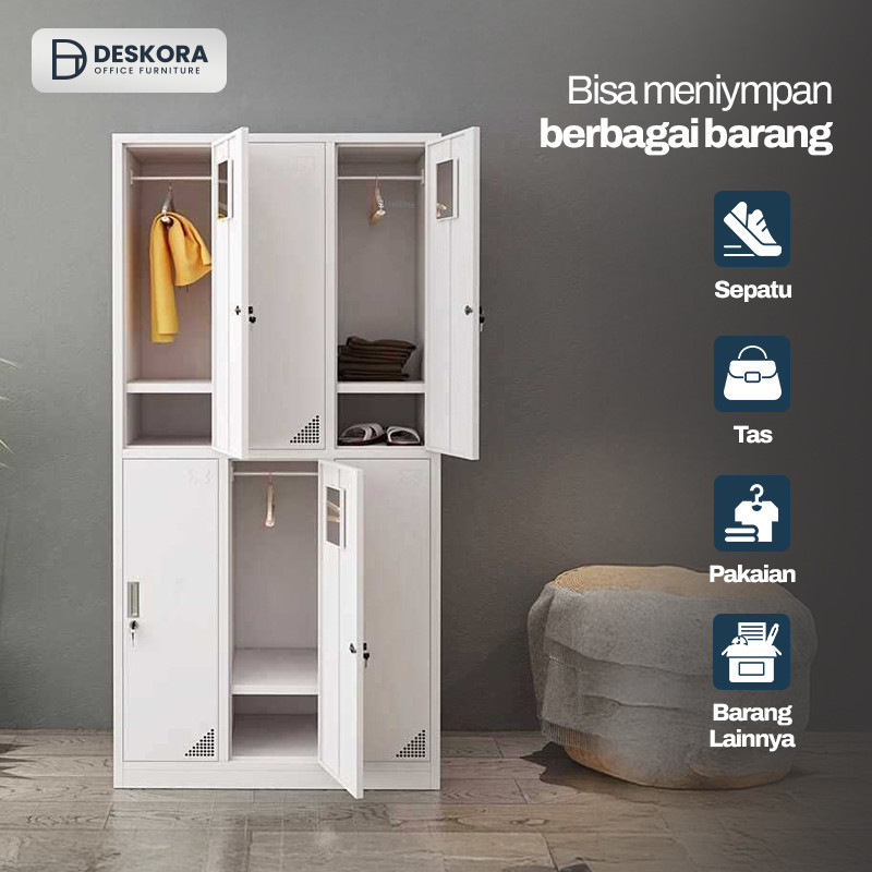 Jual Locker Lemari Besi Karyawan Kantor & Sekolah | Loker Besi Full ...