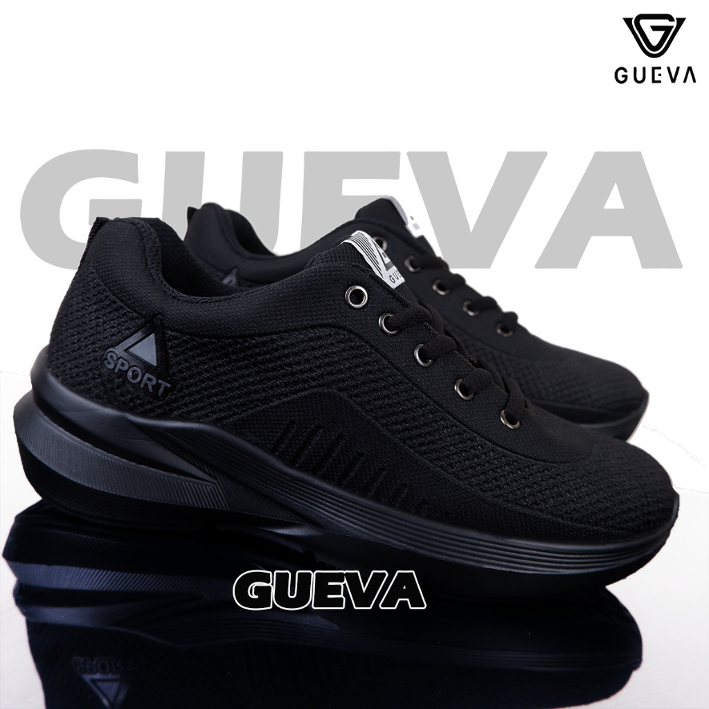 Jual BAHAN PREMIUM / Gueva Sepatu Sekolah Hitam Polos New Sport SD SMP ...