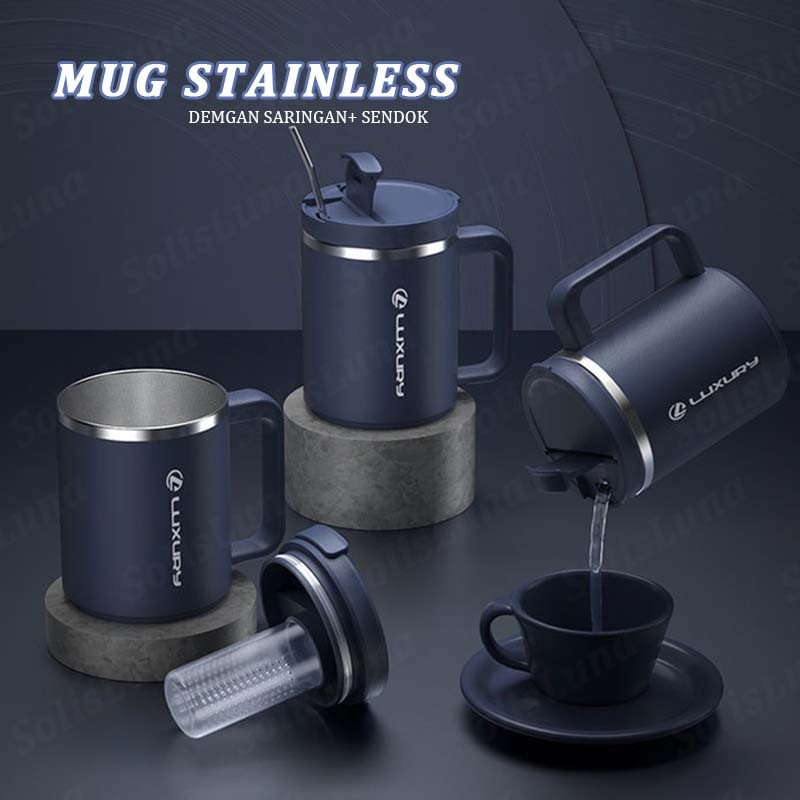 Jual Stainless Steel 304 Tumbler mug coffee mug double layer gelas ...